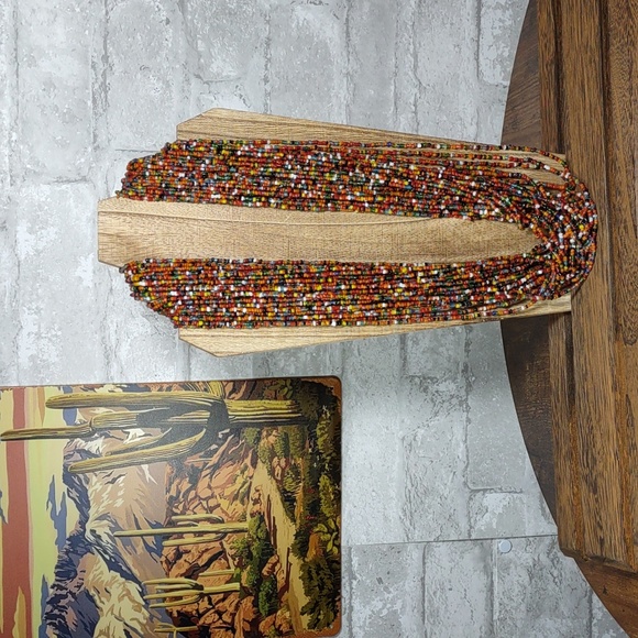 Artisan Crafted | Jewelry | Multi Strand Seed Bead Necklace | Poshmark